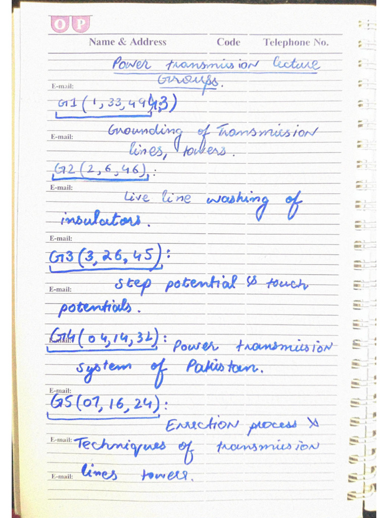 Power Transmission Presentation Groups & Topics | PDF
