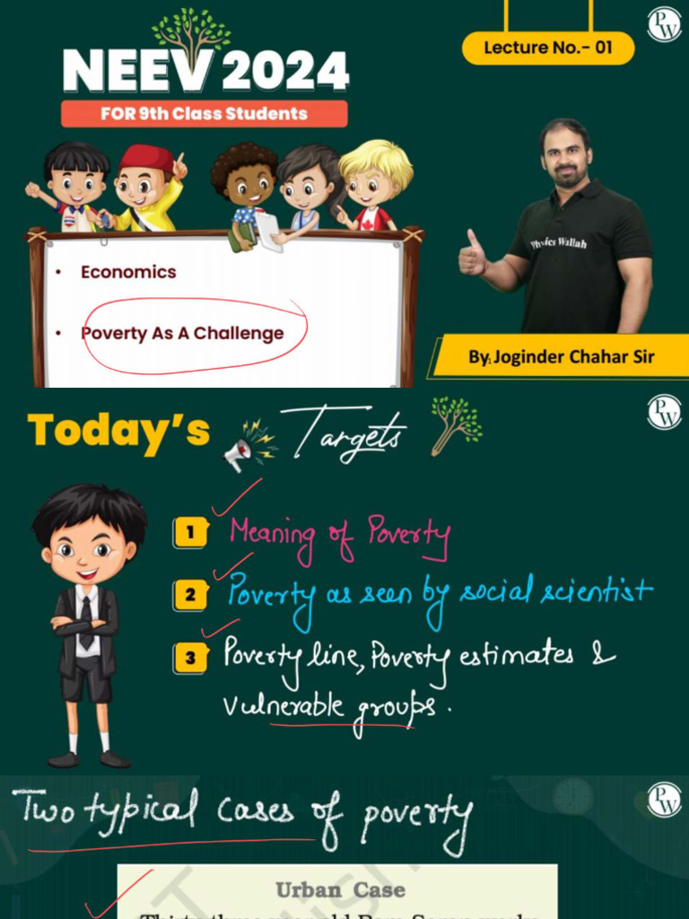 64ff2471802d3f00183efb72 - ## - Poverty As A Challenge 01 - Class Notes ...
