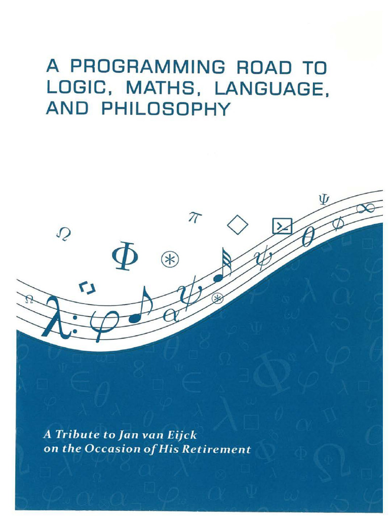 A Programming Road To Logic, Maths, Language, and Philosophy | PDF | Mathematical Proof ...