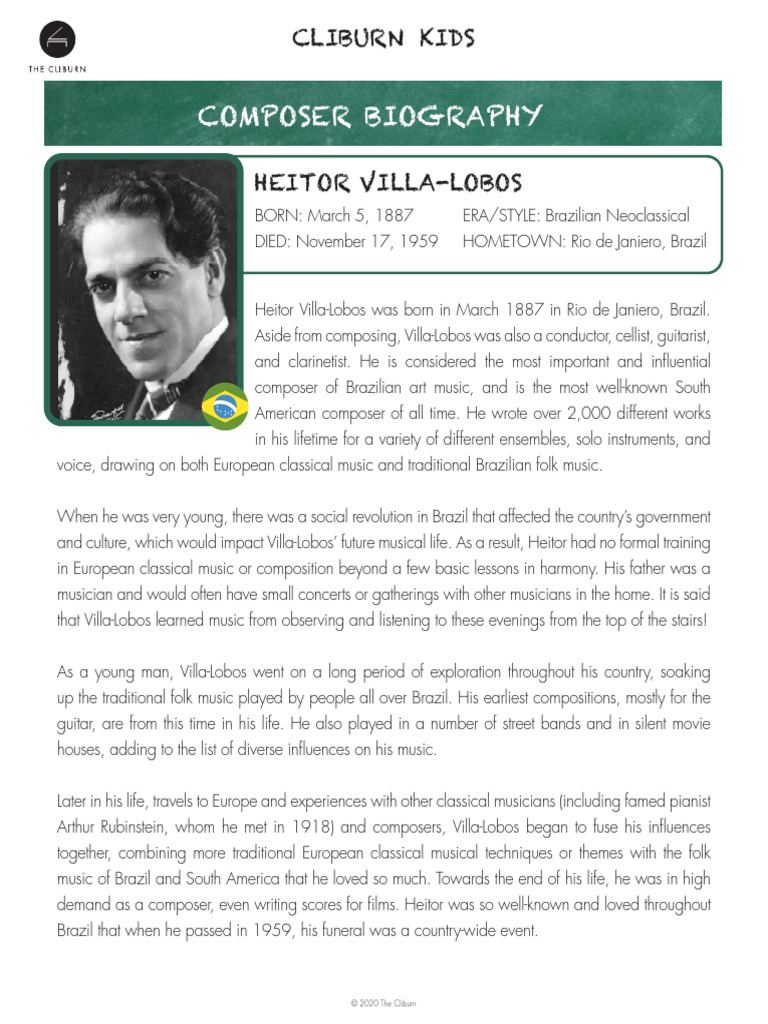 ComposerBio Villa Lobos | PDF