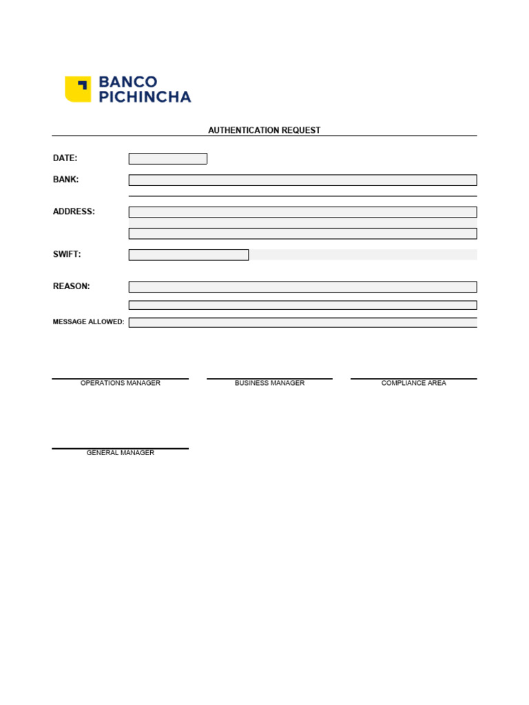 Swift Rma Key Exchanges Request - 2022 Ver01 | PDF