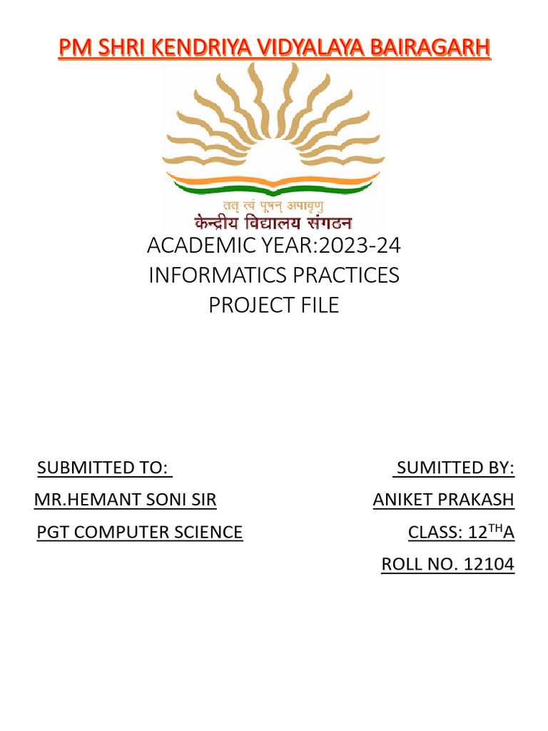 Ip Project Completed | PDF