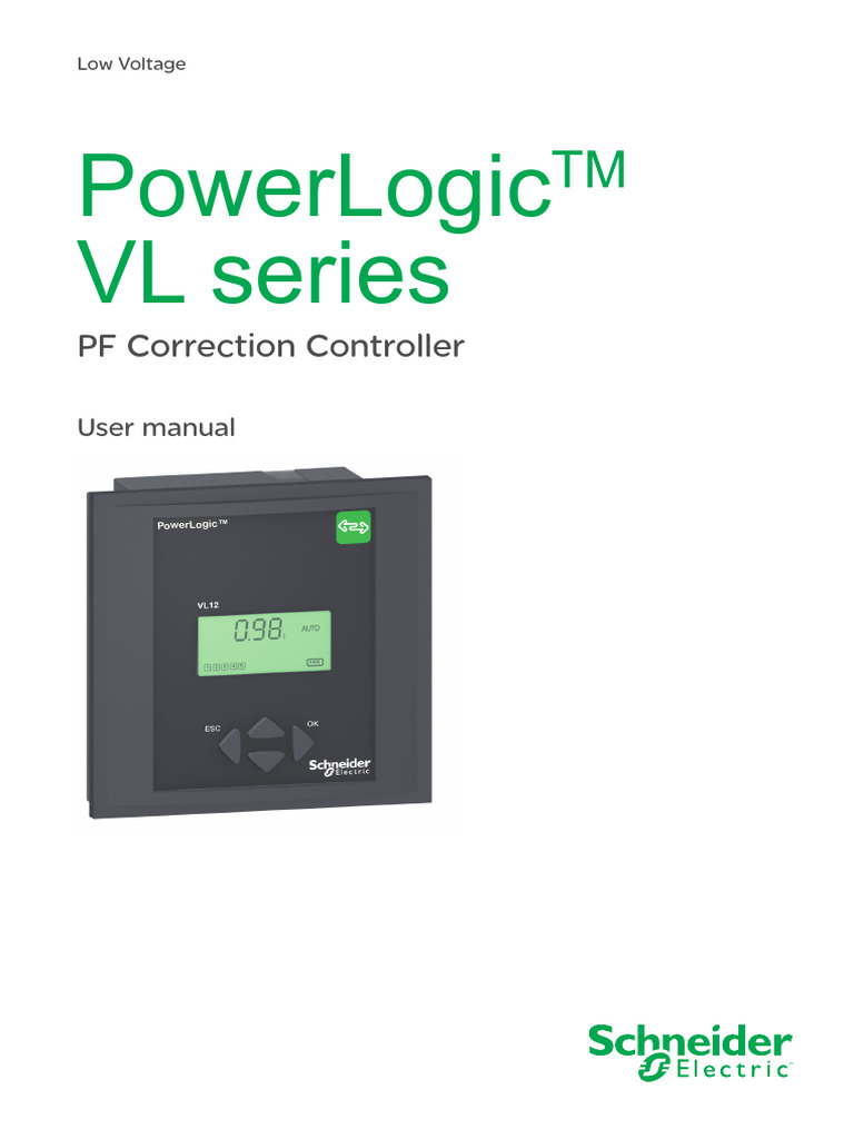 PowerLogic™ VL Series Power Factor Correction 7EN02-0375-02 | PDF