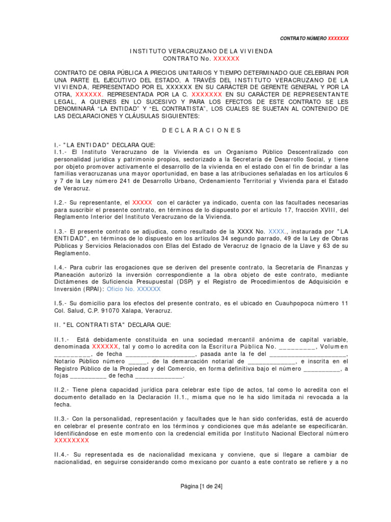 Modelo de Contrato | PDF