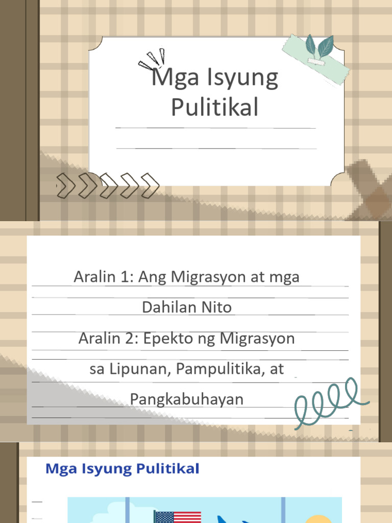 AP 10 Mga Isyung Pulitikal | PDF