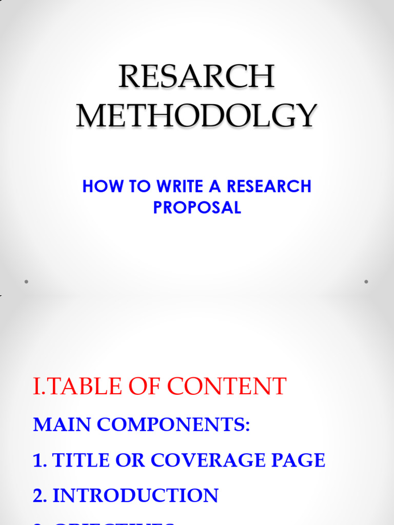 How to Write a Research Proposal | PDF | Sampling (Statistics) | Information