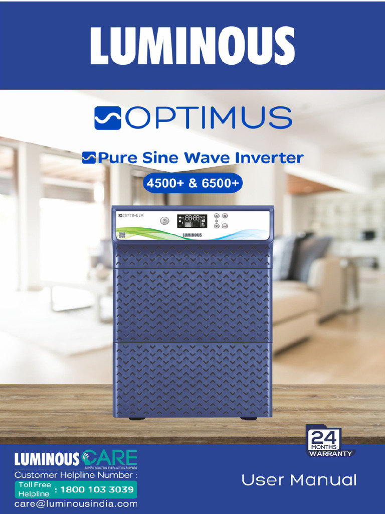 Optimus 4500 Plus | PDF