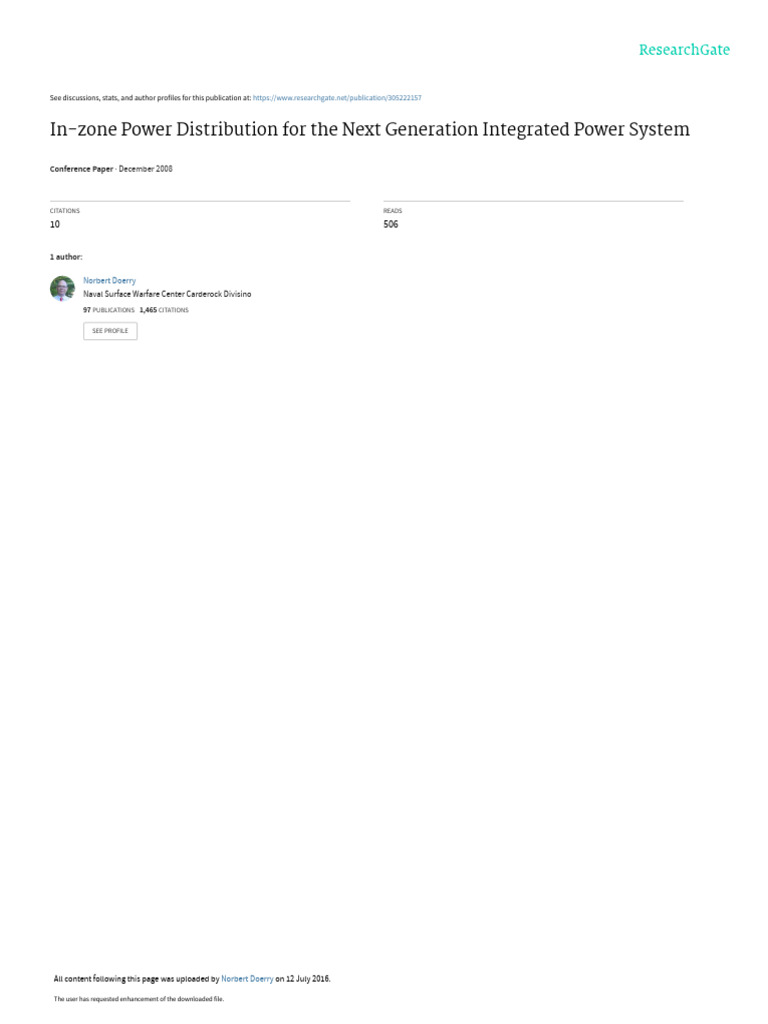 080919in ZonePowerDistributionforNGIPSfinal | PDF | Alternating Current ...