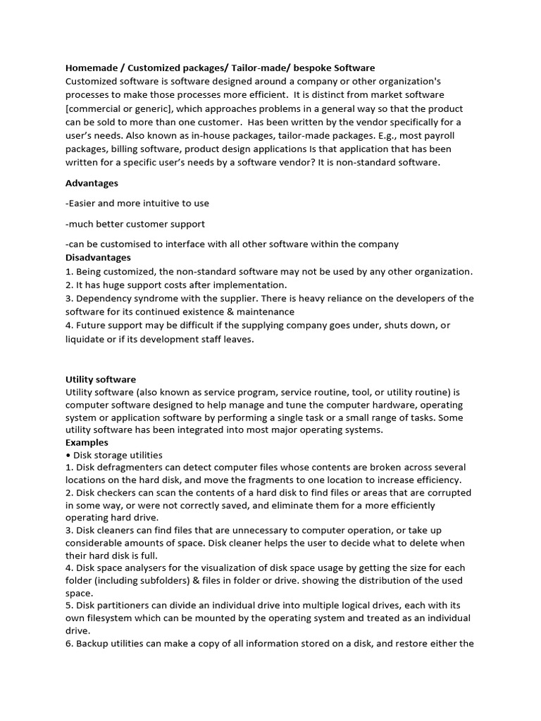 application software | PDF | Computer File | Utility Software