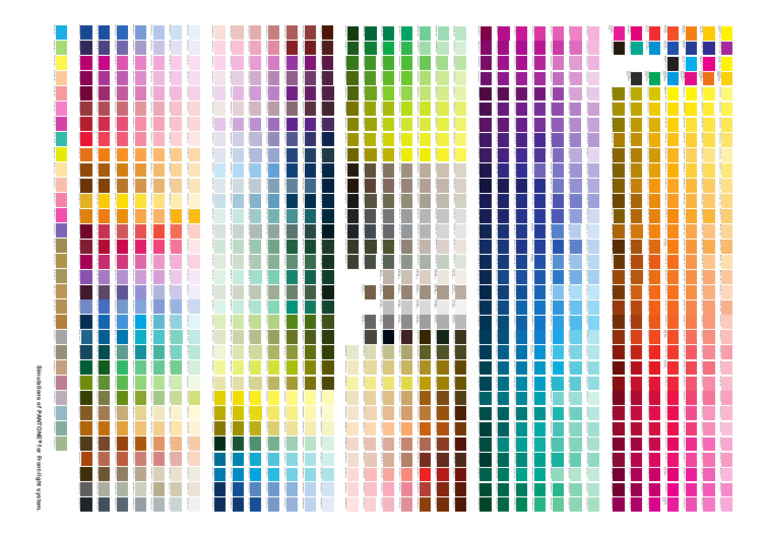 PANTONE | PDF | Magenta | Yellow