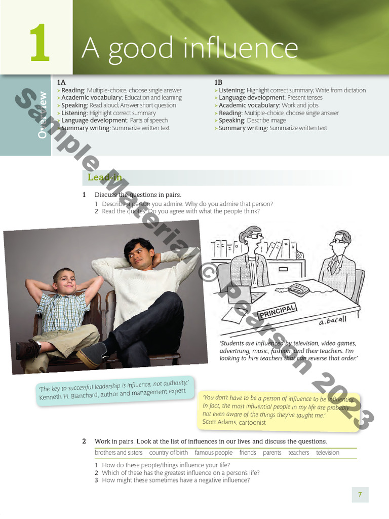 Expert PTE Academic B1 U1 - Coursebook | Download Free PDF | Motivation ...