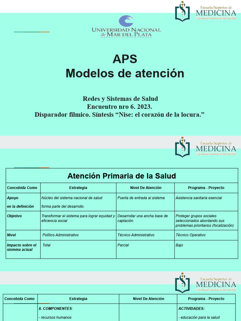 APS - Modelos de atención, de lo individual a lo colectivo | PDF ...
