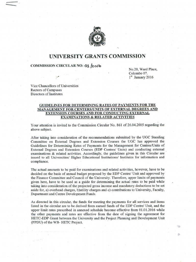 01_2016 Com_Circular | PDF