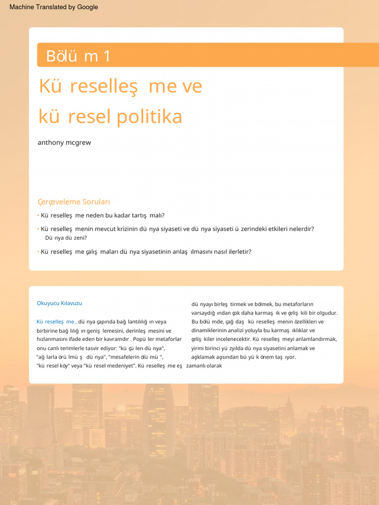 The - Globalization Chap1 | PDF