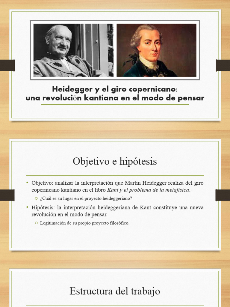 Heidegger y el giro copernicano | PDF | Immanuel Kant | Metafísica