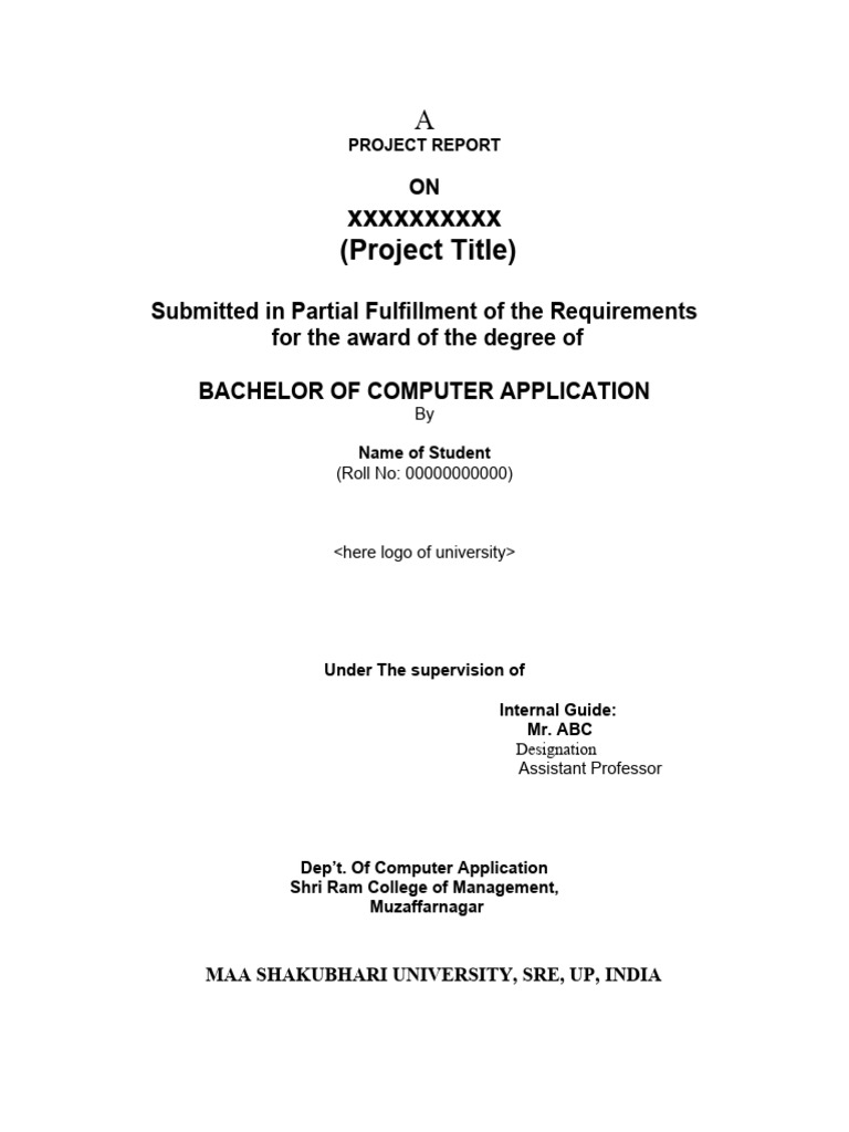 Project Layout of BCA V Sem | PDF | Software Engineering | Computer ... Project Layout of BCA V Sem | PDF | Software Engineering | Computer ...