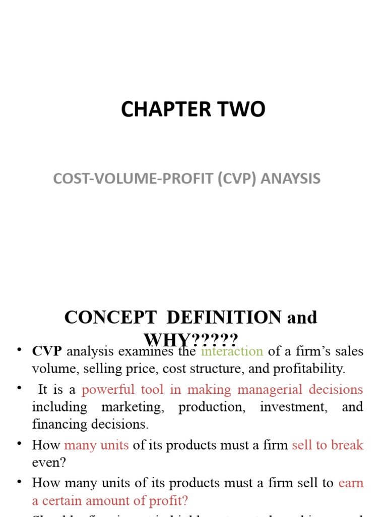 Cost - Chapter Two - Final | PDF | Financial Accounting | Marketing