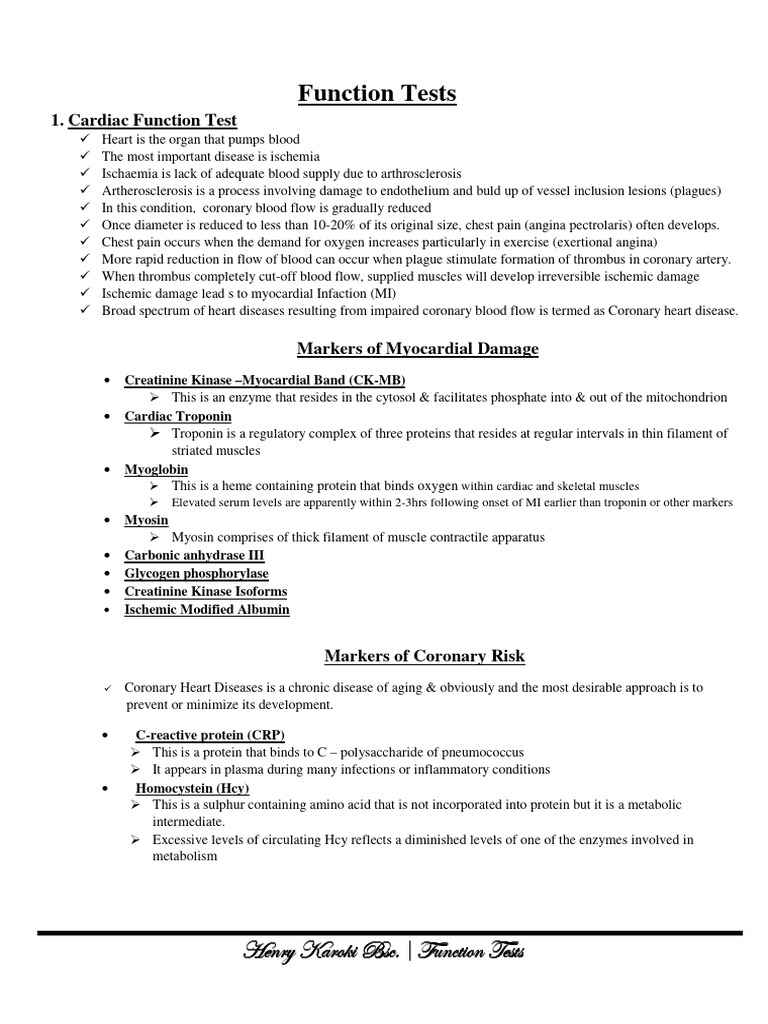 14.0 Function Tests | PDF | Hyperthyroidism | Creatinine