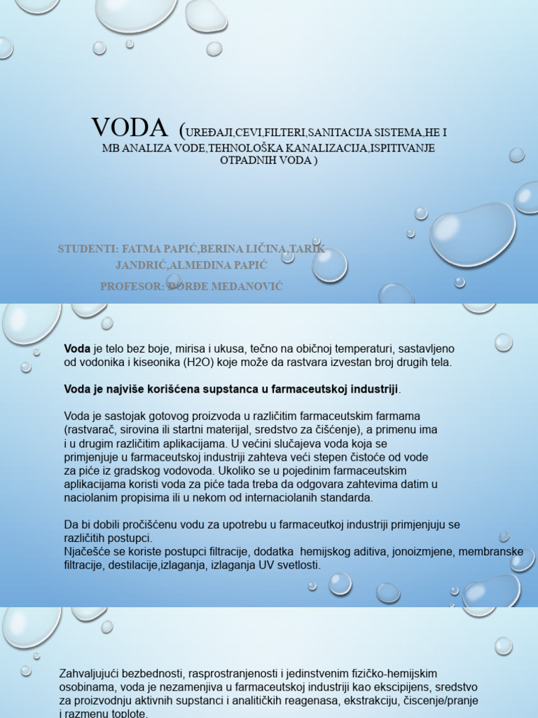 VODA | PDF