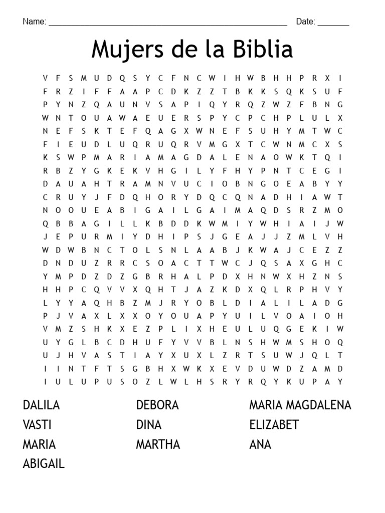 Mujers de La Biblia f3a 61633039 | PDF