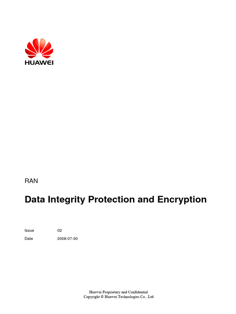 Data Integrity Protection and Encryption Description (2008!07!30) | PDF ...