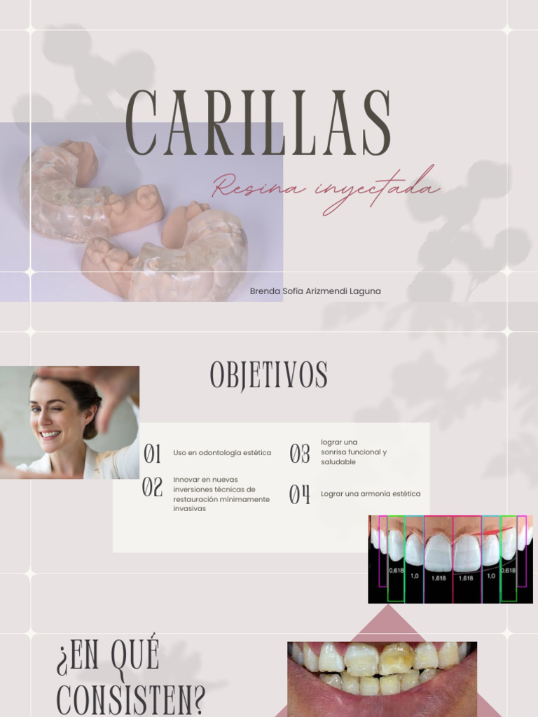 Carillas Inyectadas de Resina en Odontología | PDF