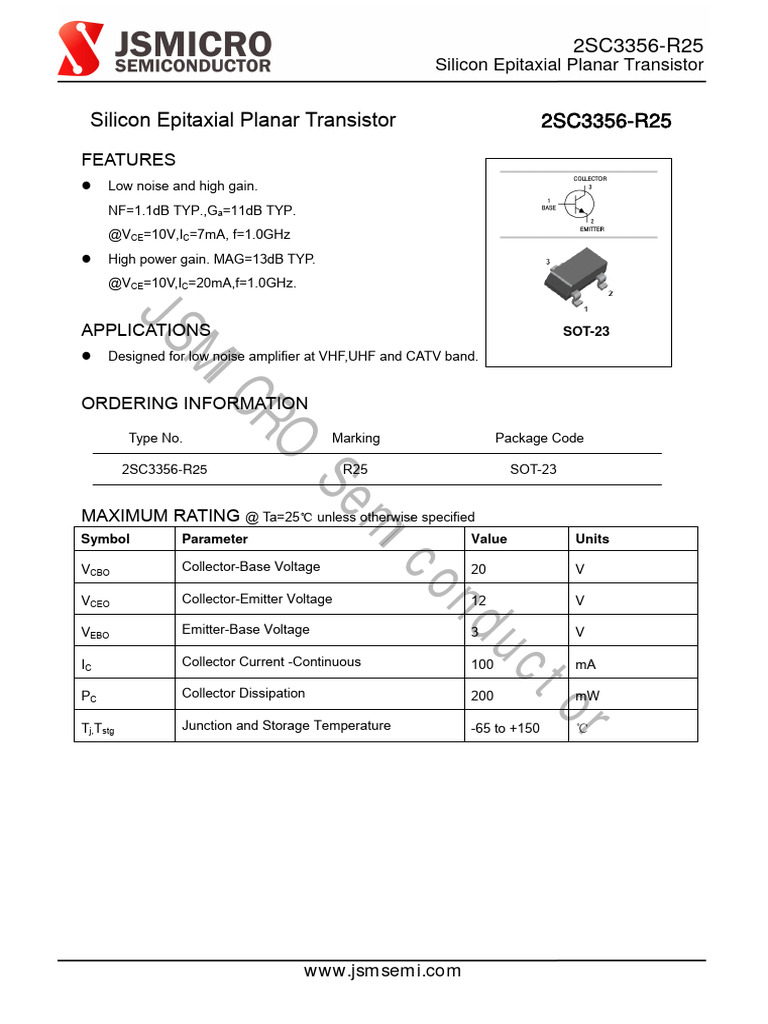 JSMICRO Semiconductor: Features | PDF | Manufactured Goods | Electronic Circuits