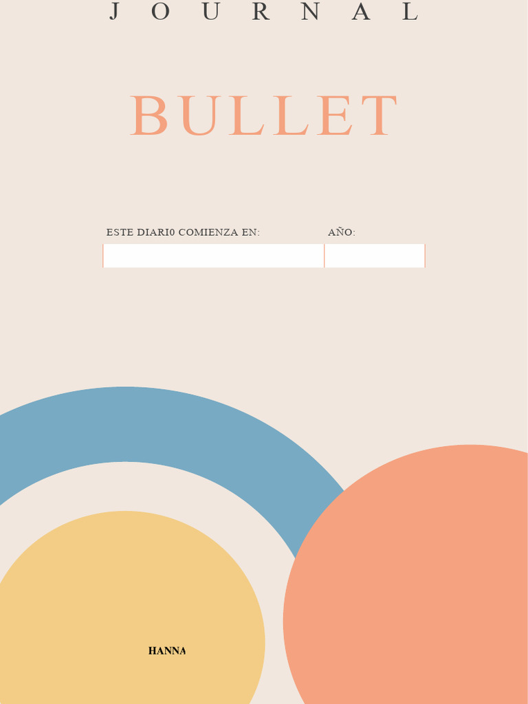 Plantillas Bullet Journal PDF Gratis | PDF