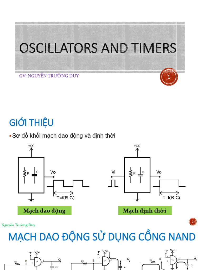 Oscillator and Timer | PDF
