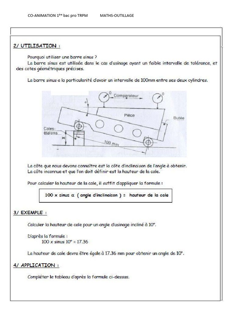 Cours Barre Sinus | PDF