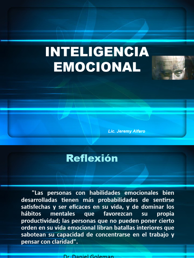 Presentación Inteligencia Emocional Descargar Gratis Pdf