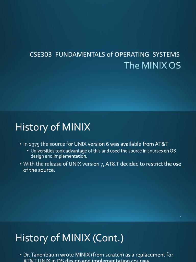 Minix Lab | PDF