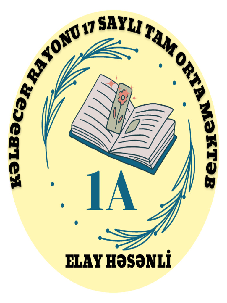 Yellow Blue Simple Cute Book Store Logo | PDF