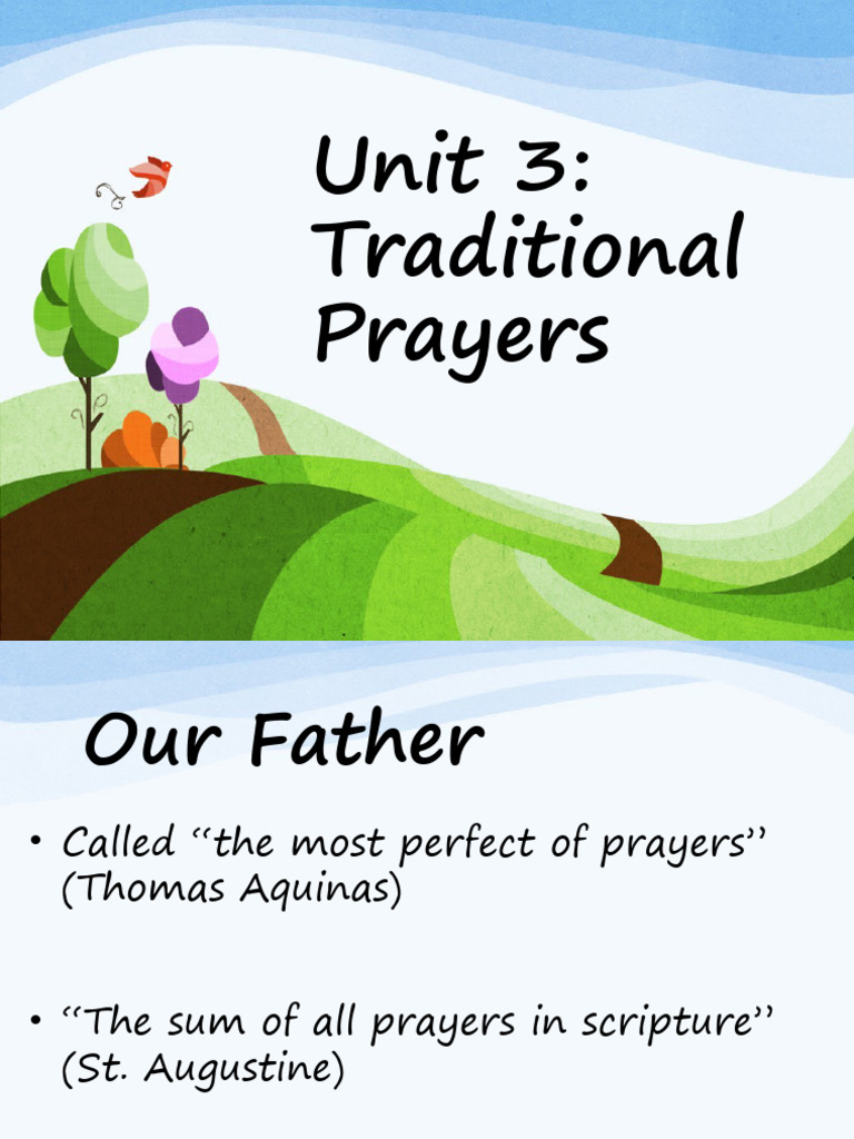 Traditional Prayers (Edit Thisadd Types of Prayers) | PDF