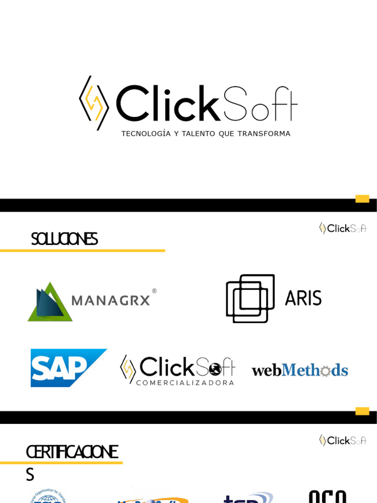 Presentación comercial-ClickSoft 2023 Corta | PDF