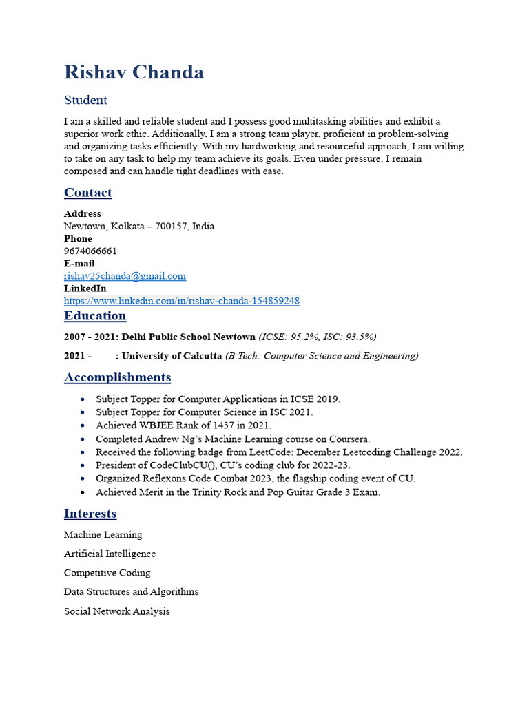 Rish Resume | PDF