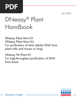 Dneasy Powersoil Pro Kit Handbook | PDF | Polymerase Chain Reaction ...
