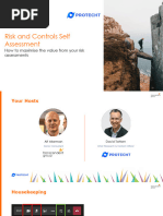 Simple Risk and Control Self-Assessment Template v1.1 | PDF | Risk | Risk Management