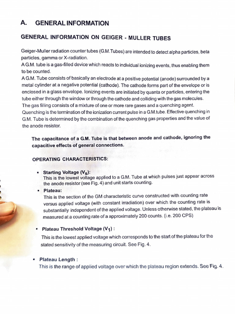 introduction to gm counter | PDF | Radioactive Decay | Absorbed Dose