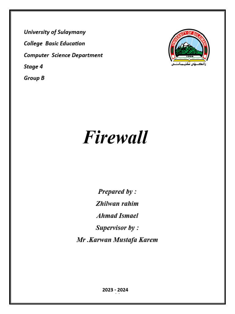 Firewall | PDF