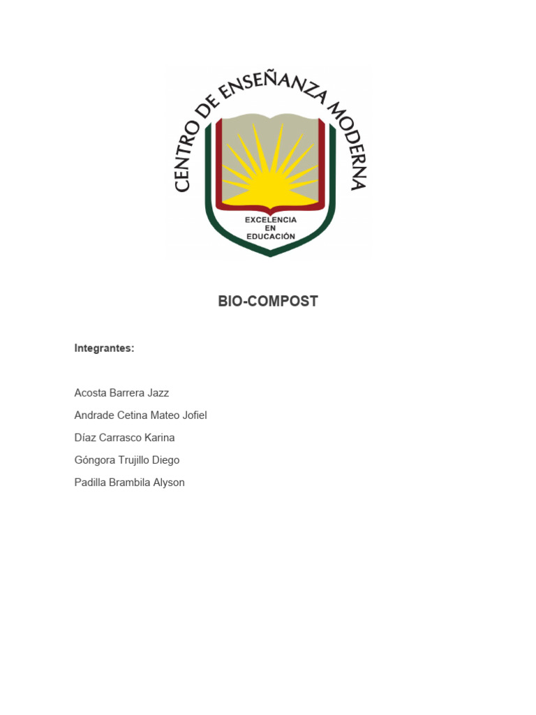 Bio Compost | PDF | Compost | Fertilizante