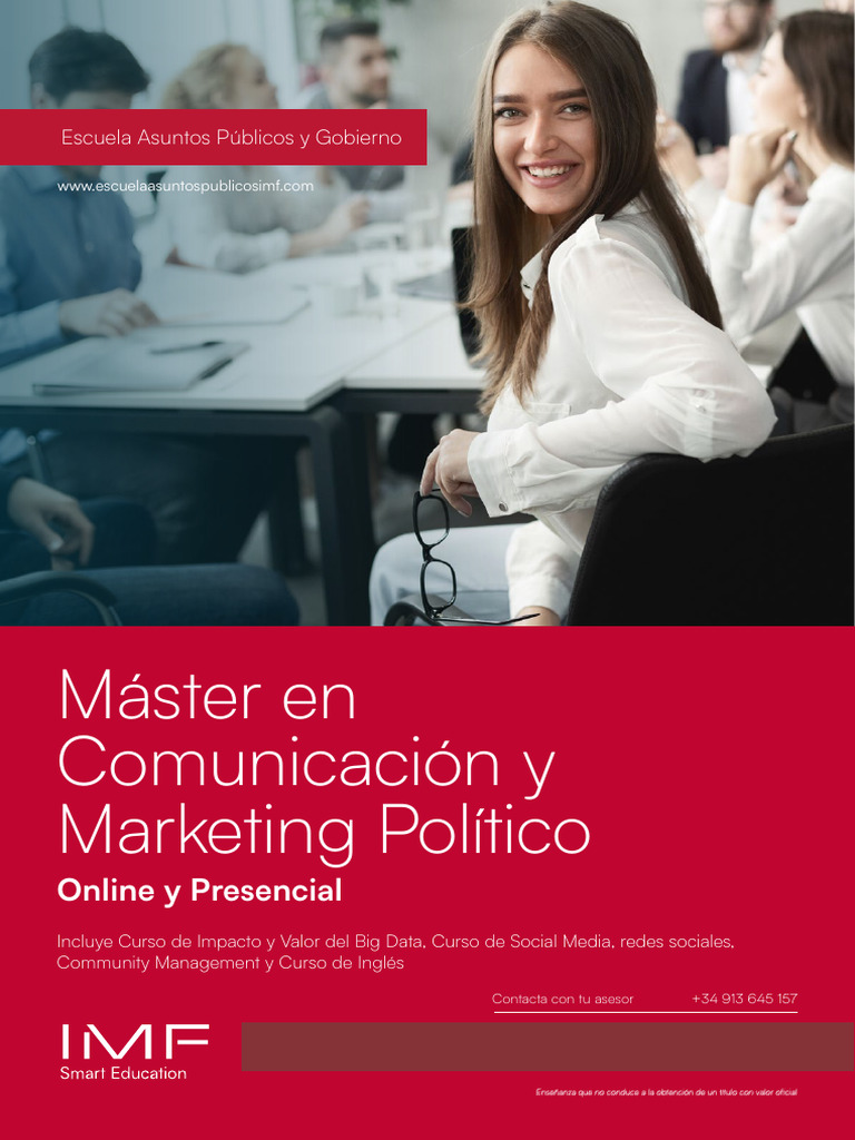 Master Comunicacion Politica | PDF | Marketing | Escuela de Negocios