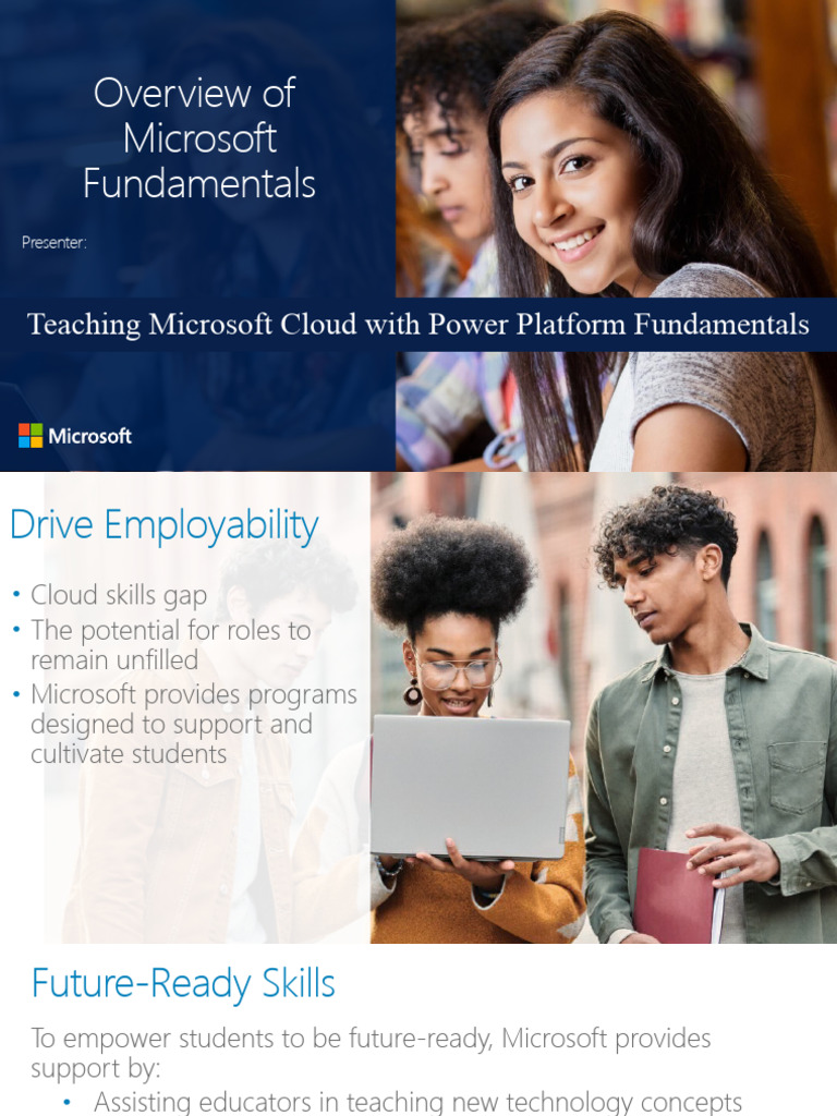 Teaching MS Cloud With Power Platform Fundamentals Part1 Overview | Download Free PDF ...