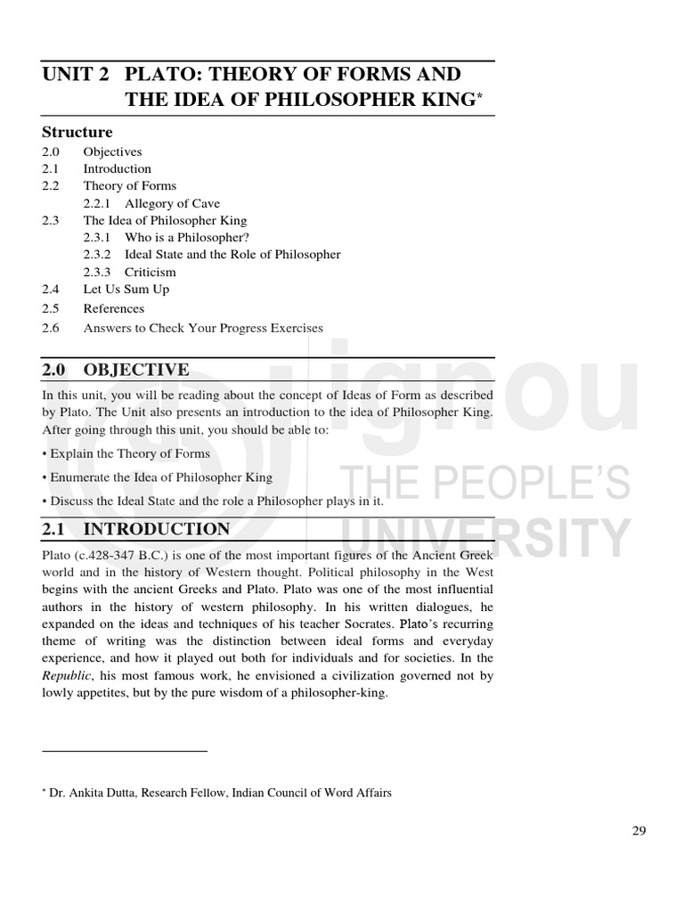 Unit 2 | Download Free PDF | Plato | Knowledge