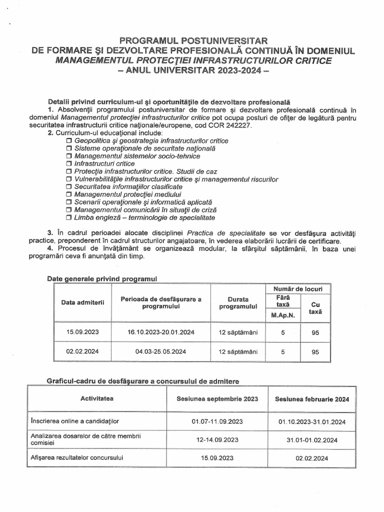 Programul Post Mpic | PDF