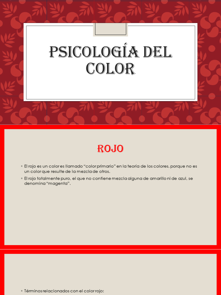 Psicología Del Color | PDF