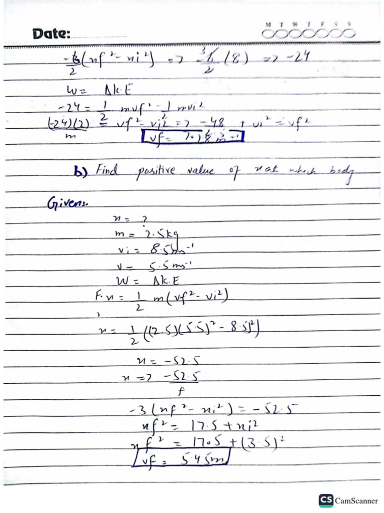 Physics Written Work 2 | PDF