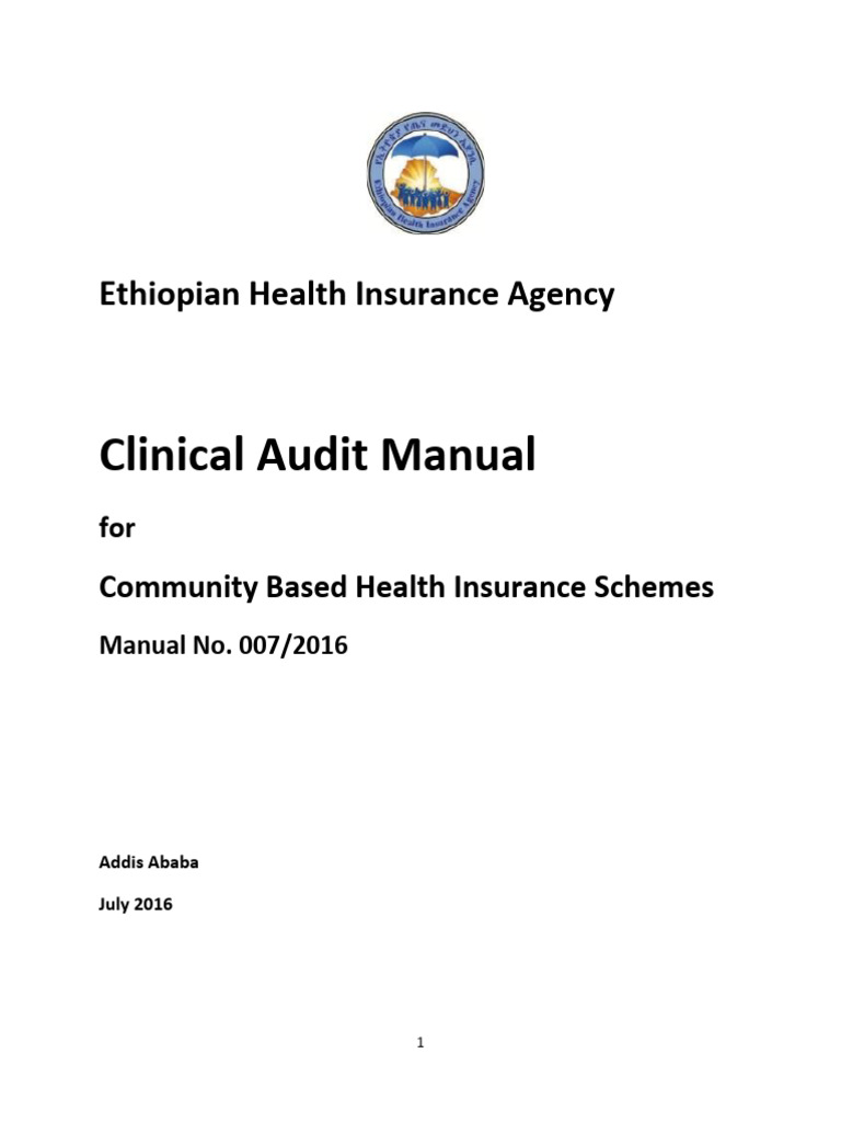 Clinical Audit Manual July, 2016 | PDF | Health Care | Audit