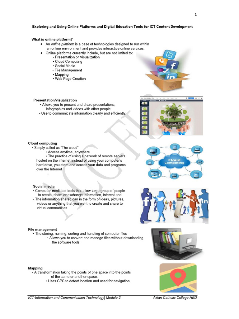 Ict Summer Module 2 | PDF
