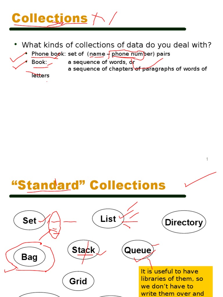 03 Collections Pdf Class Computer Programming Method Computer 1433